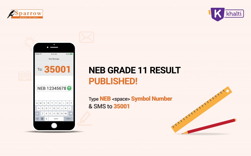 NEB Grade 11 को Sparrow SMS मा नतिजा प्रकाशित