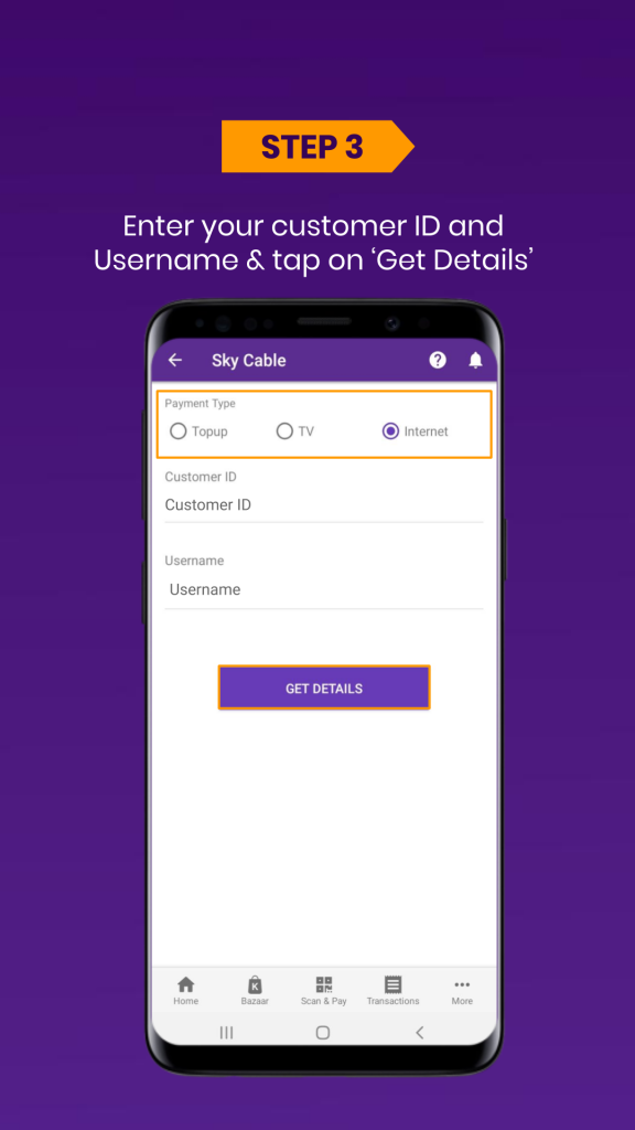 How to pay Skycable bill online using Khalti Digital Wallet?