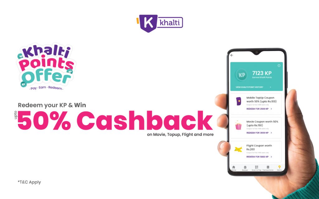 Redeem Khalti Points to get exciting Offers - Khalti by IME
