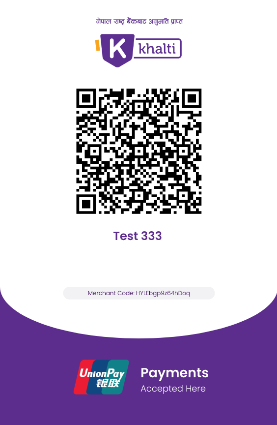 UnionPay QR Code Payment using Khalti. - Khalti by IME wallet.