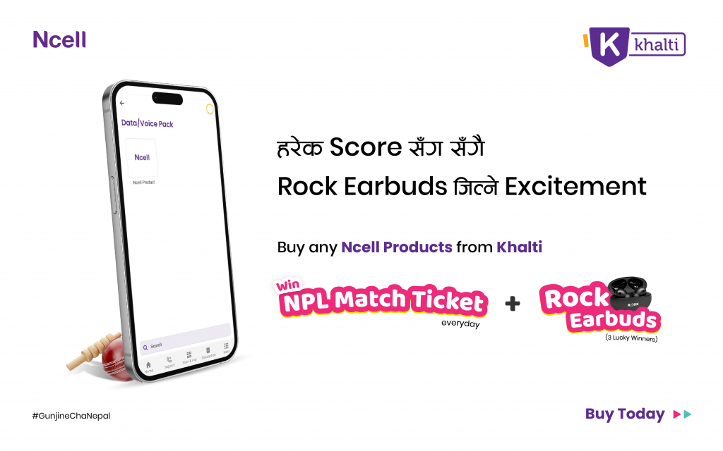 Cricket, Tunes, and Rewards: Win NPL Tickets & Rock Earbuds with Khalti ...