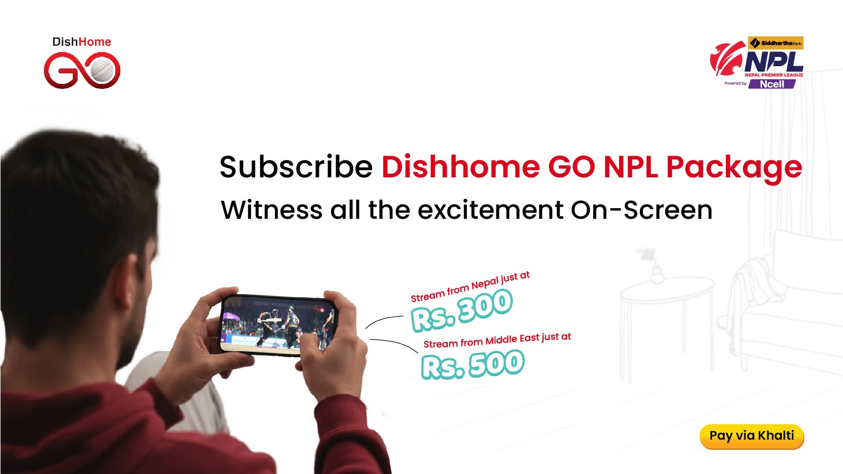 Watch NPL 2025 Seamlessly: Subscribe to the DishHome GO NPL Package via ...